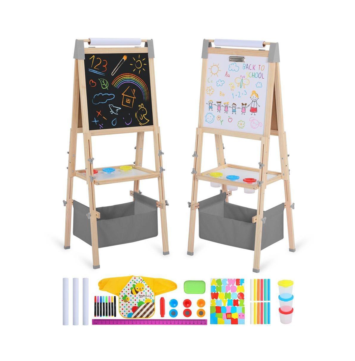 Click here for Kinder King 3 in 1 Kids Art Easel Set  Dual-Sided... prices