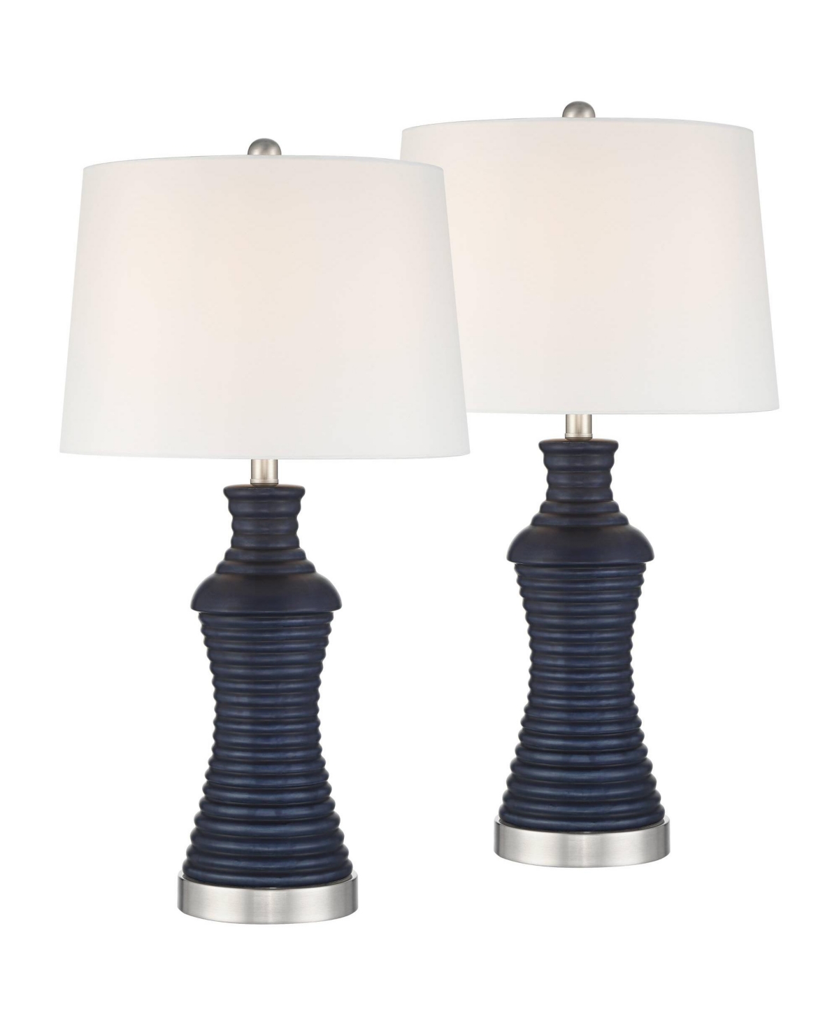Click here for 360 Lighting Maxwell 27 1/5 High Blue Rippled Cera... prices