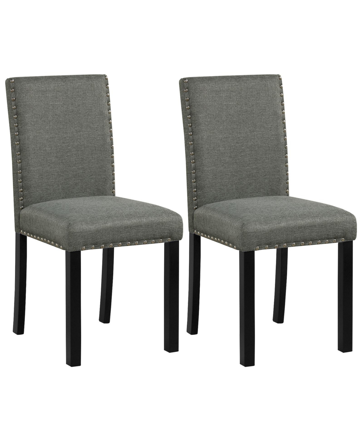 Click here for Gymax Wooden Dining Chairs Set of 2 w/Solid Rubber... prices