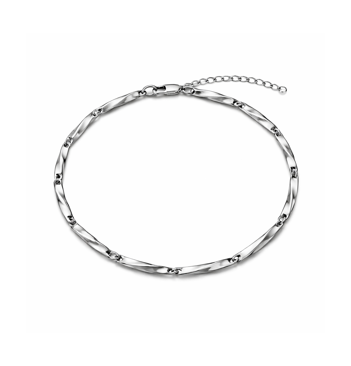 Click here for Rebl Jewelry Twisted Link Bracelet Stainless Steel... prices