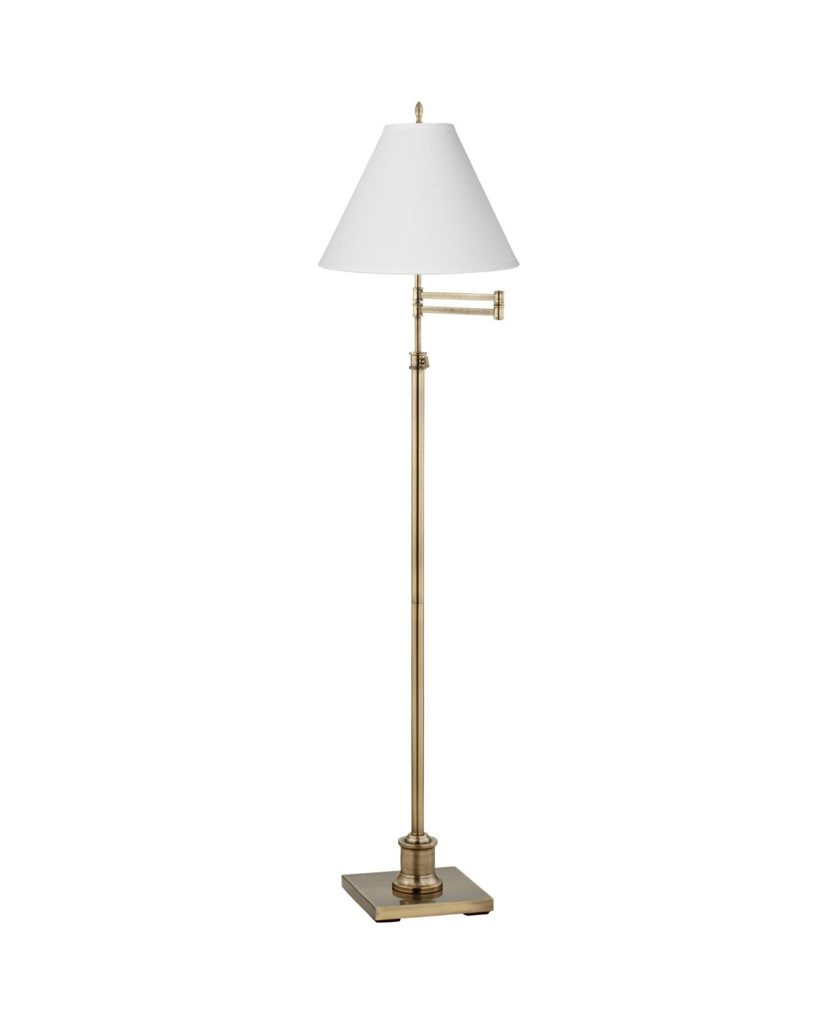 Click here for 360 Lighting Swing Arm Floor Lamp 70 Tall Brass An... prices