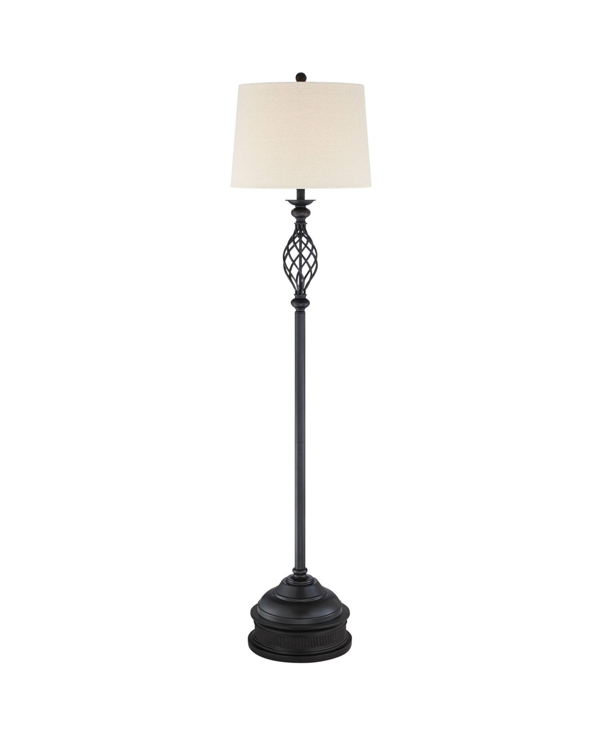 Click here for Franklin Iron Works Annie Rustic Floor Lamp with R... prices