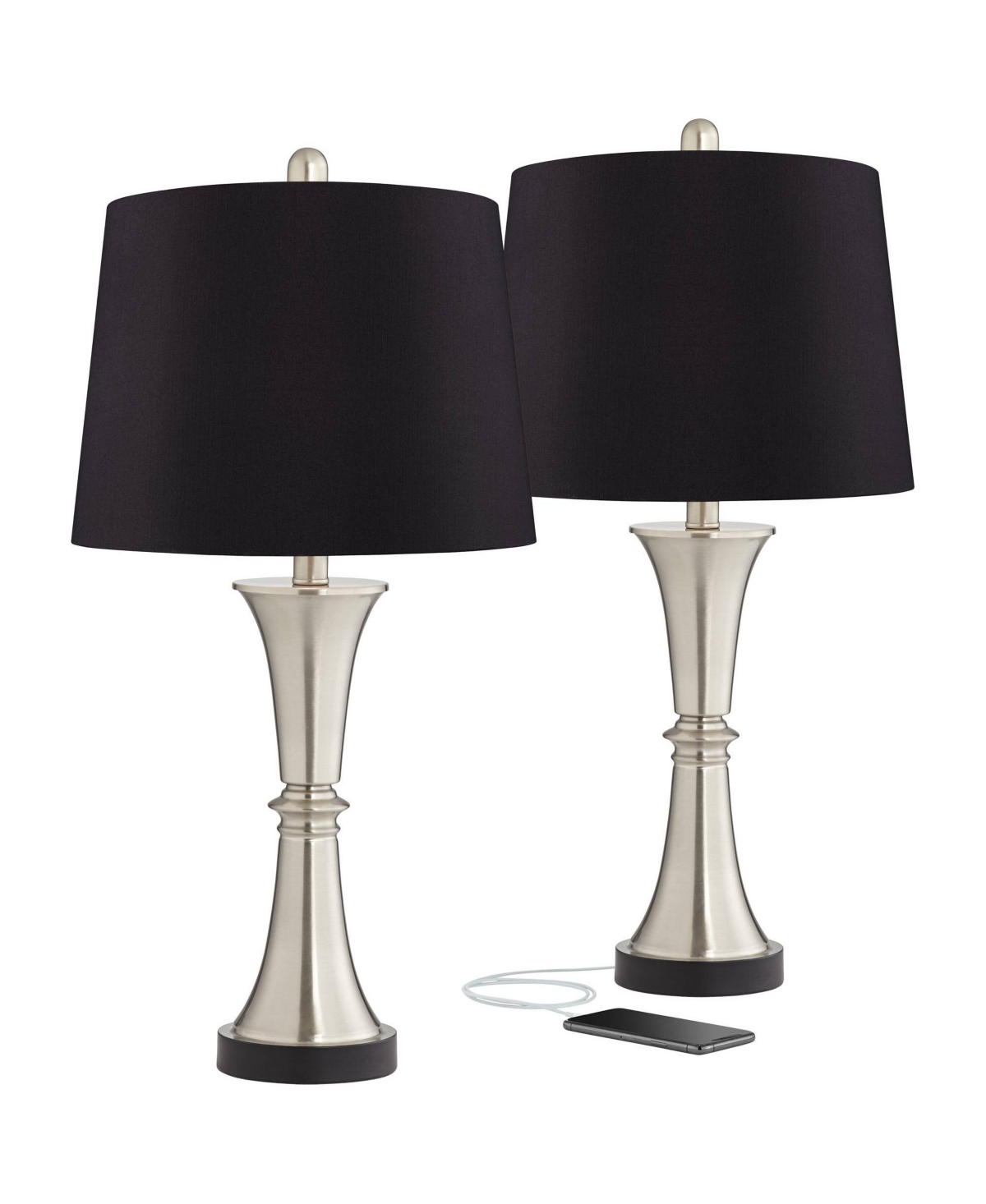 Click here for 360 Lighting Seymore Modern Table Lamps 26" H... prices