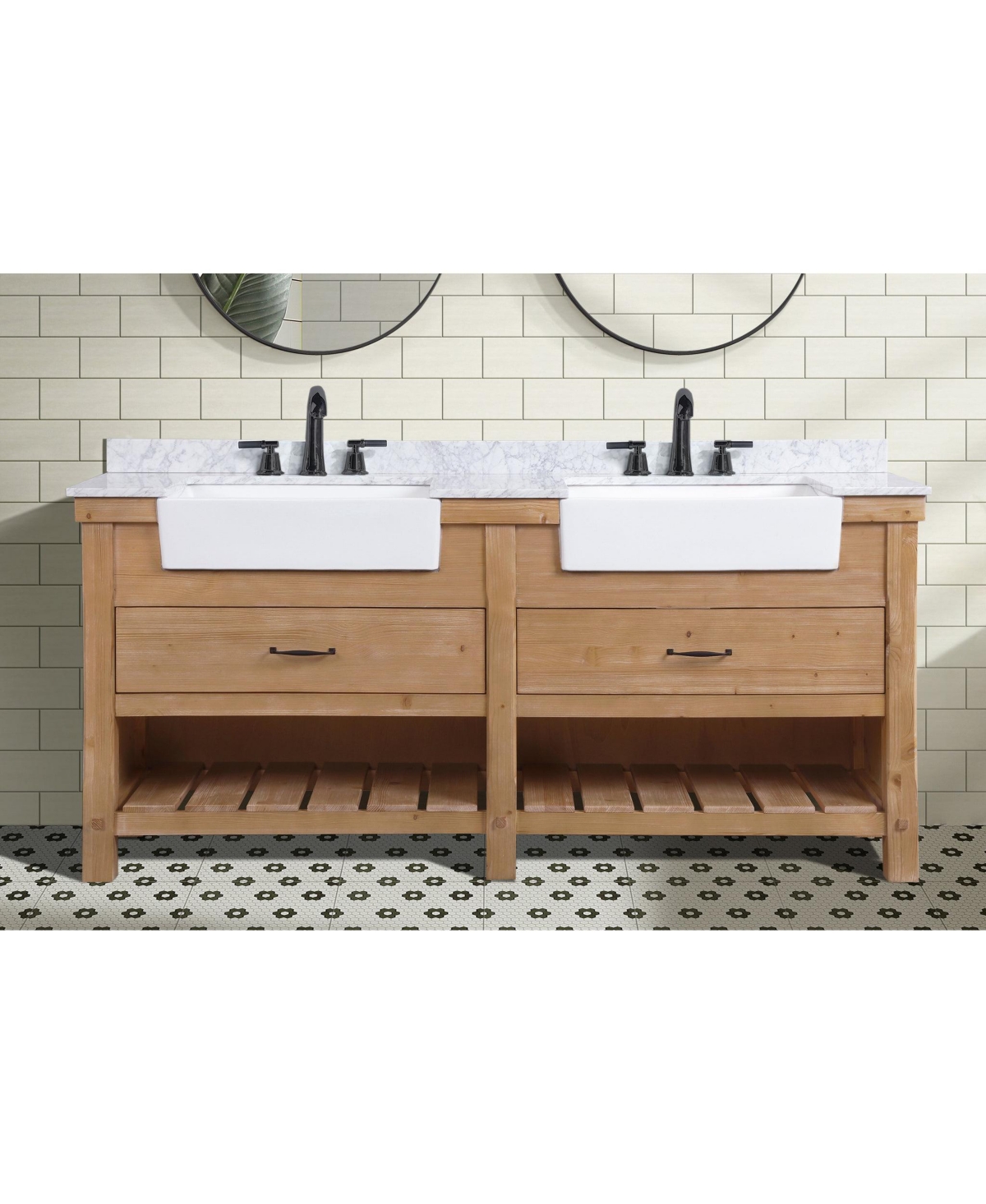 Click here for Ari Bath Marina 72" Bathroom Vanity Driftwood... prices