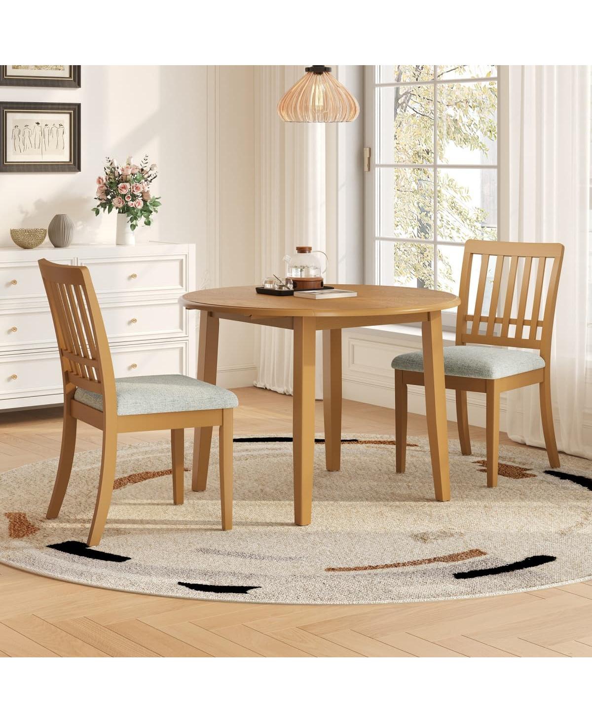 Click here for Maison Boucle 3-Piece Folding Round Dining Table S... prices