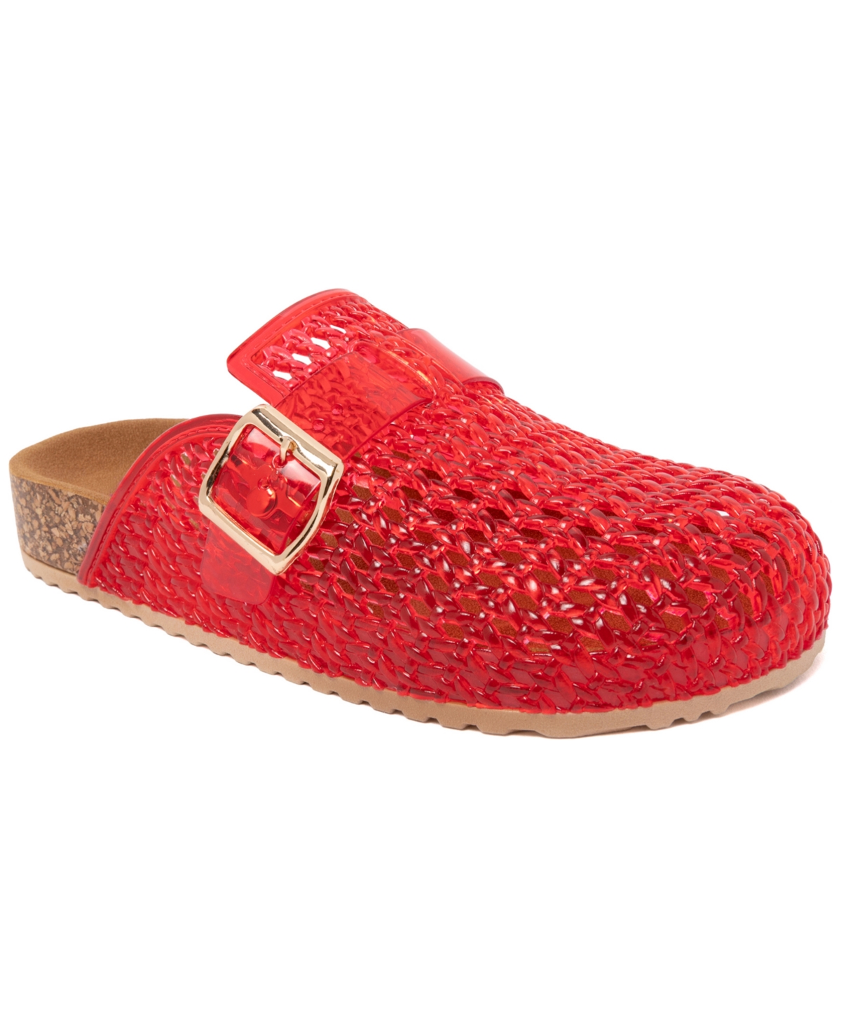 Click here for Sugar Womens Bubblegum Slip-On Clogs - Red prices
