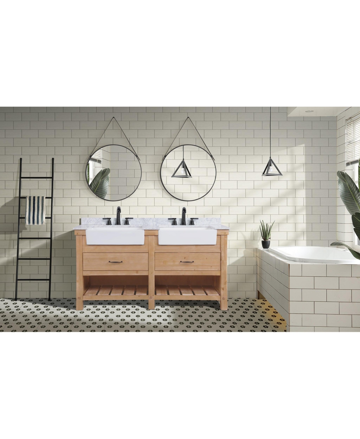 Click here for Ari Bath Marina 60" Bathroom Vanity Driftwood... prices