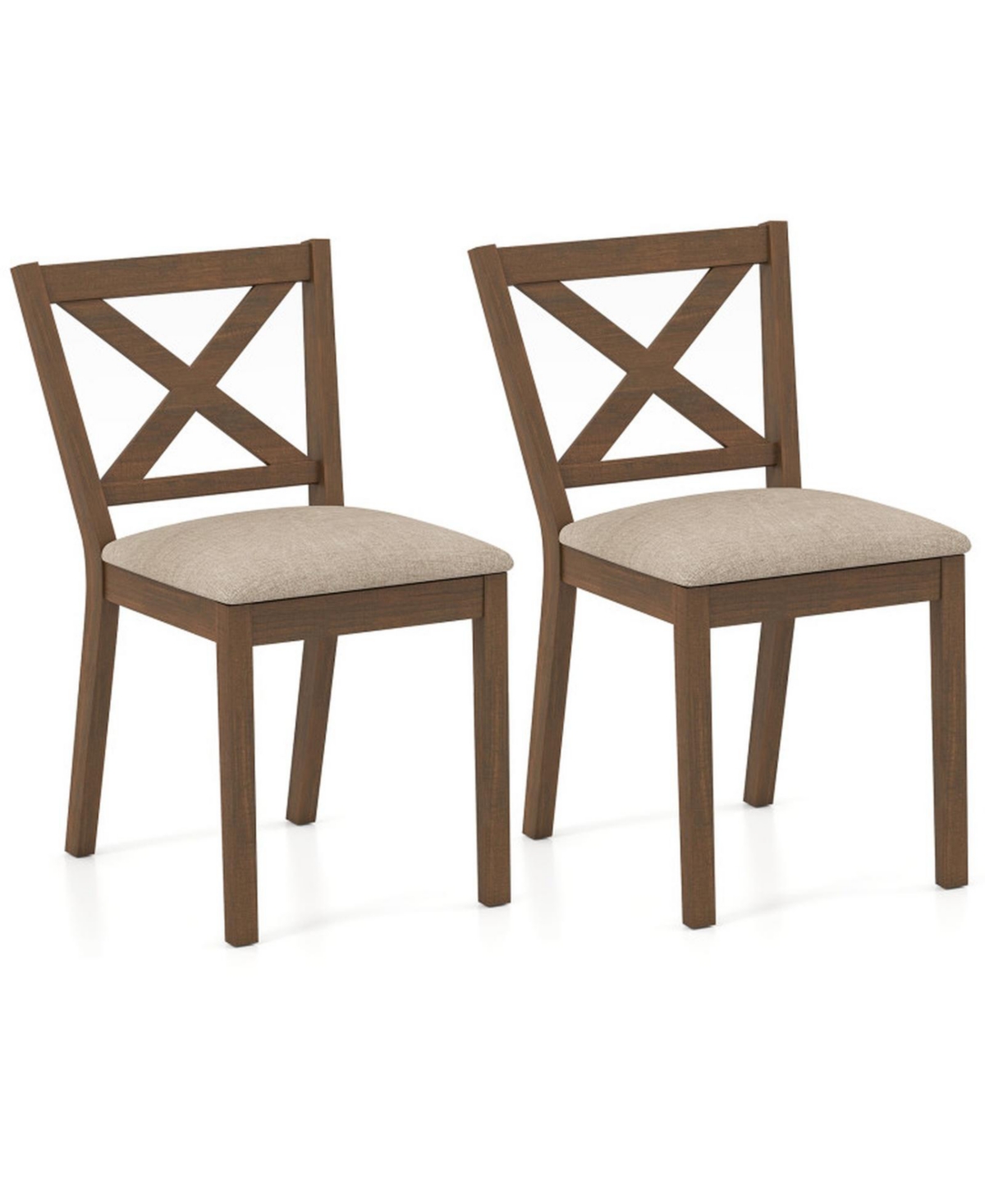 Click here for Gouun Set of 2 Modern Farmhouse Dining Chairs with... prices