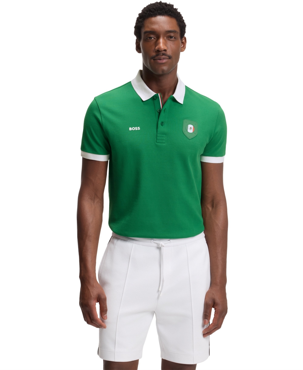 Click here for Boss by Hugo Boss Mens Paddy Mexico Flag Trim Polo... prices