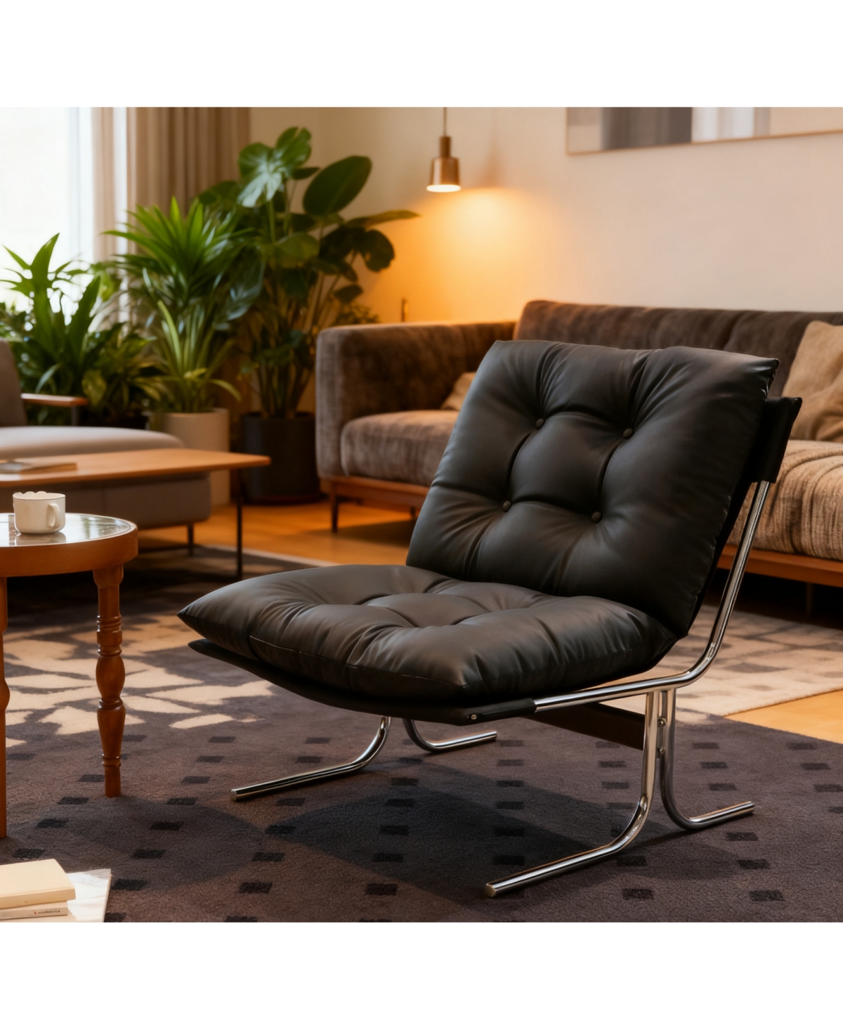 Click here for Rainsken Modern Pu Leather Accent Chair  Reading C... prices