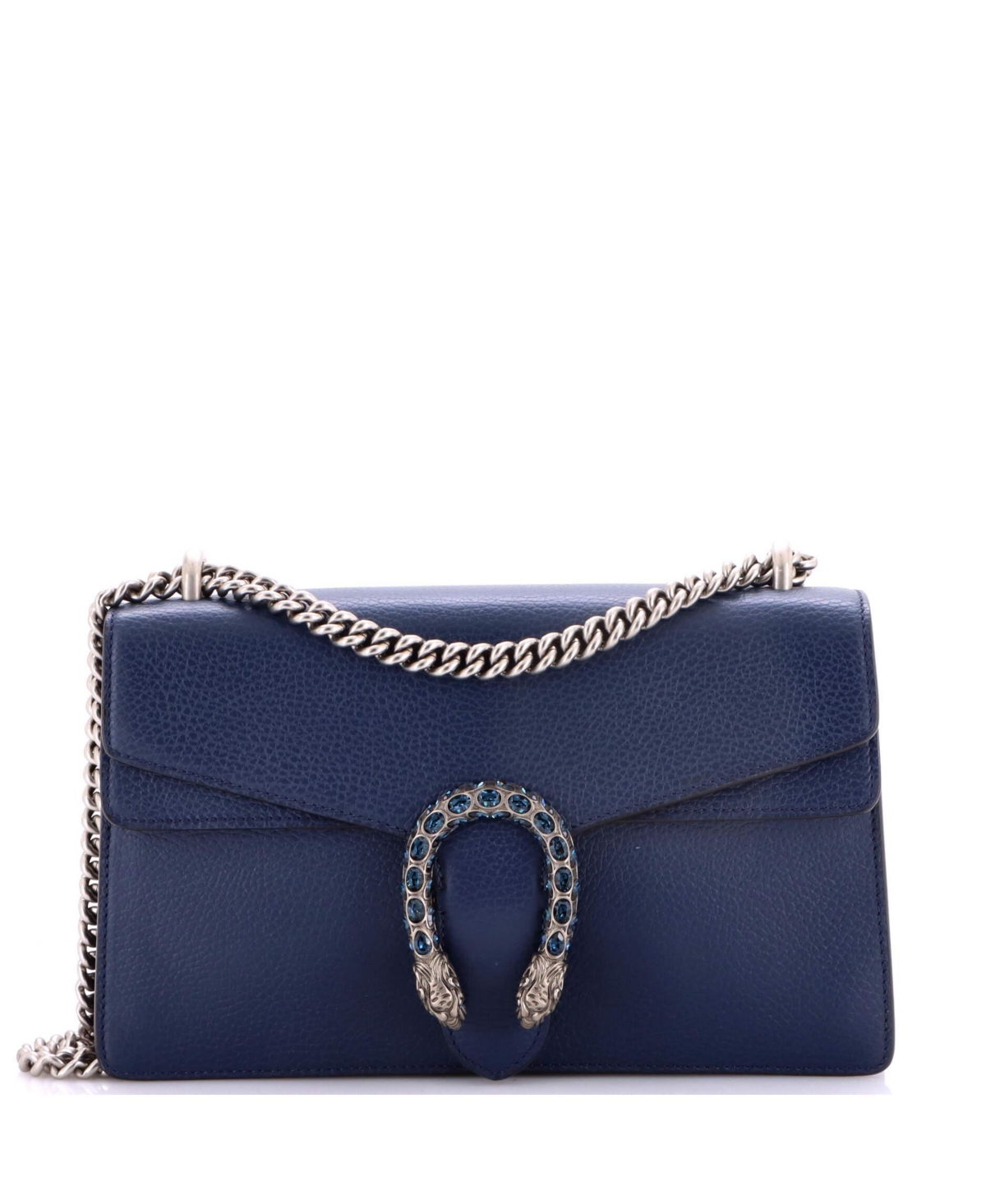 Click here for Pre-Owned Gucci Medium Dionysus Bag Leather - Blue prices
