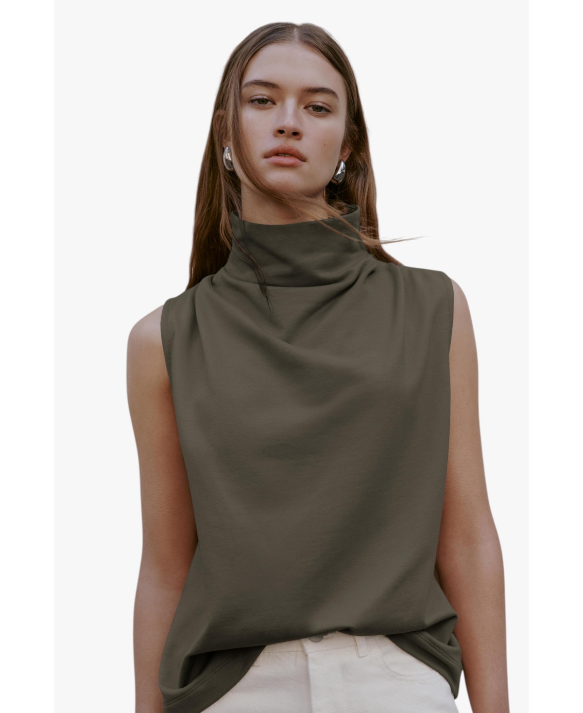Click here for Marcella Womens Finch Top - Olive prices