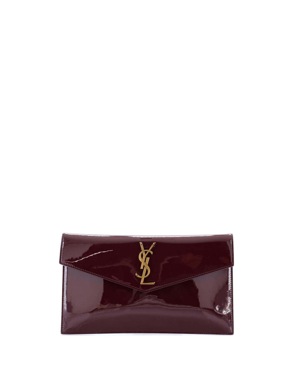 Click here for Pre-Owned Saint Laurent Uptown Pouch Patent - Red prices