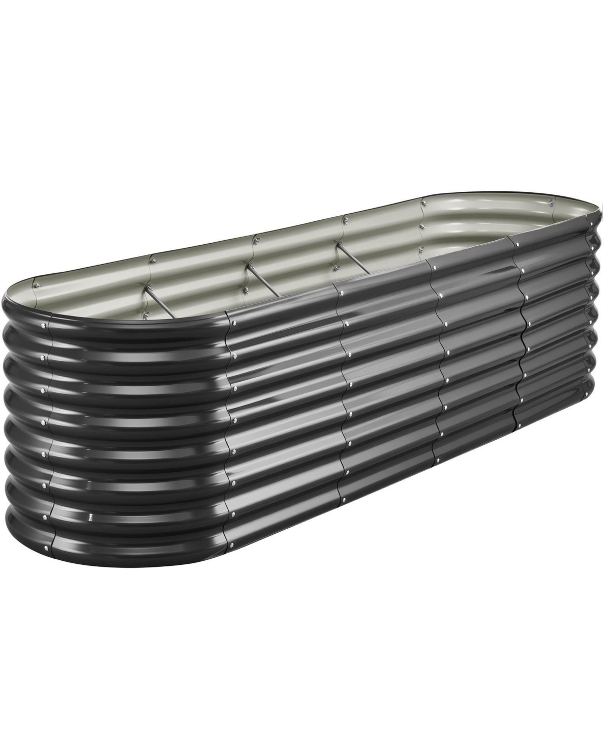 Click here for Gouun Oval Metal Raised Garden Bed  Galvanized Pla... prices