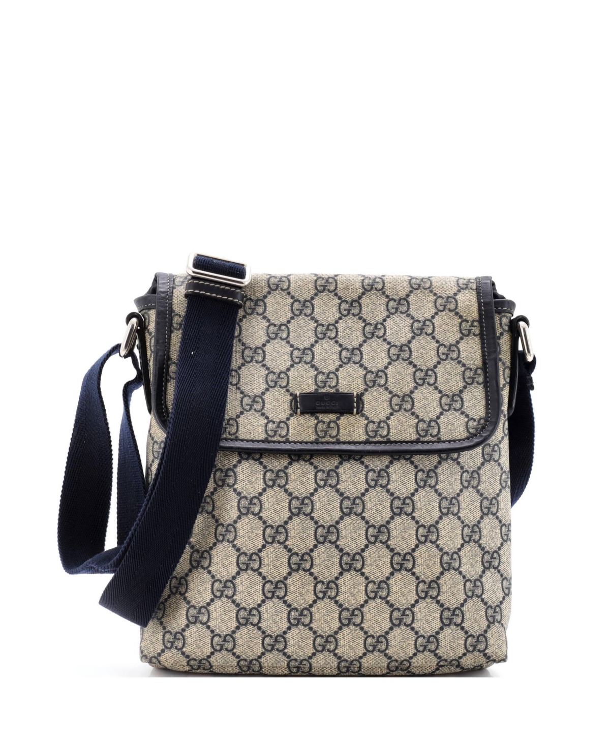 Click here for Pre-Owned Gucci Small Flap Messenger Gg Coated Can... prices