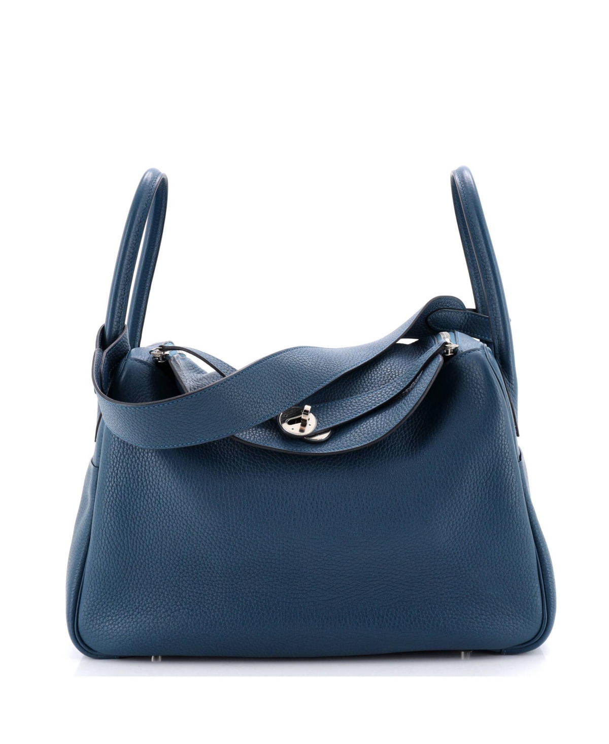 Click here for Pre-Owned HERMES 34 Lindy Bag Clemence - Blue prices