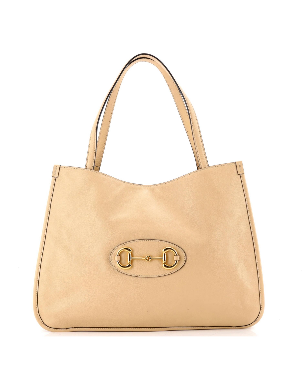 Click here for Pre-Owned Gucci Medium Horsebit 1955 Tote Leather... prices