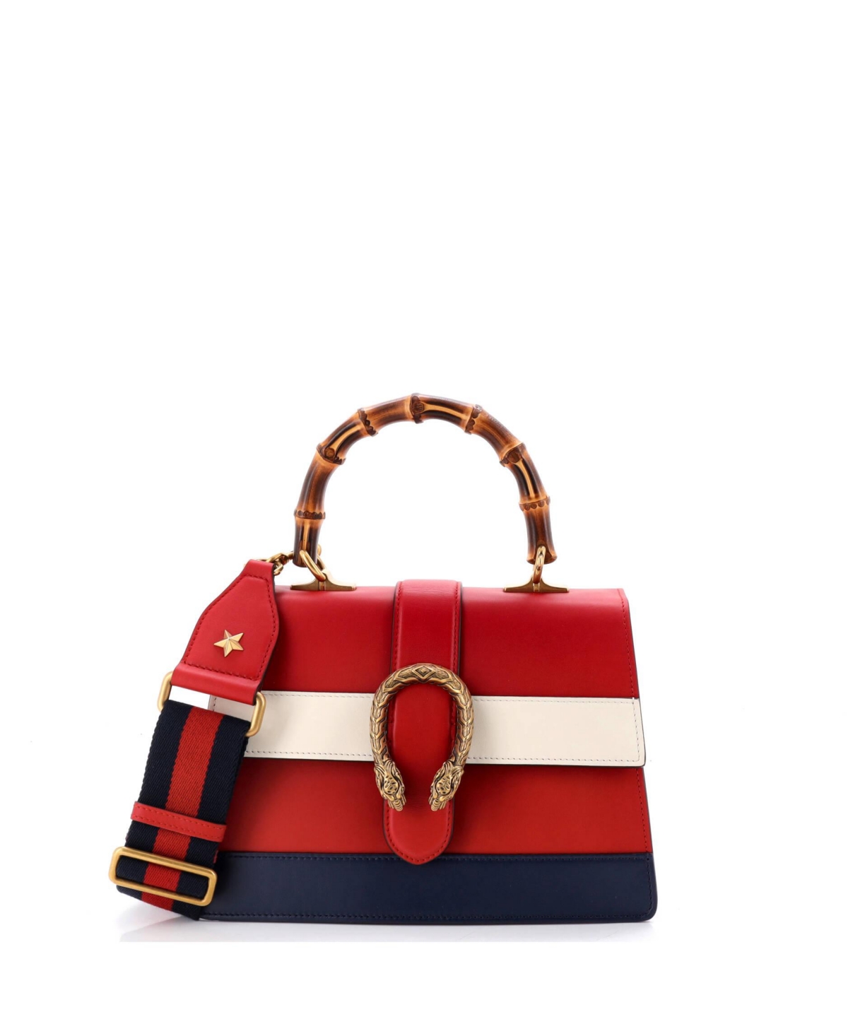 Click here for Pre-Owned Gucci Medium Dionysus Bamboo Top Handle... prices
