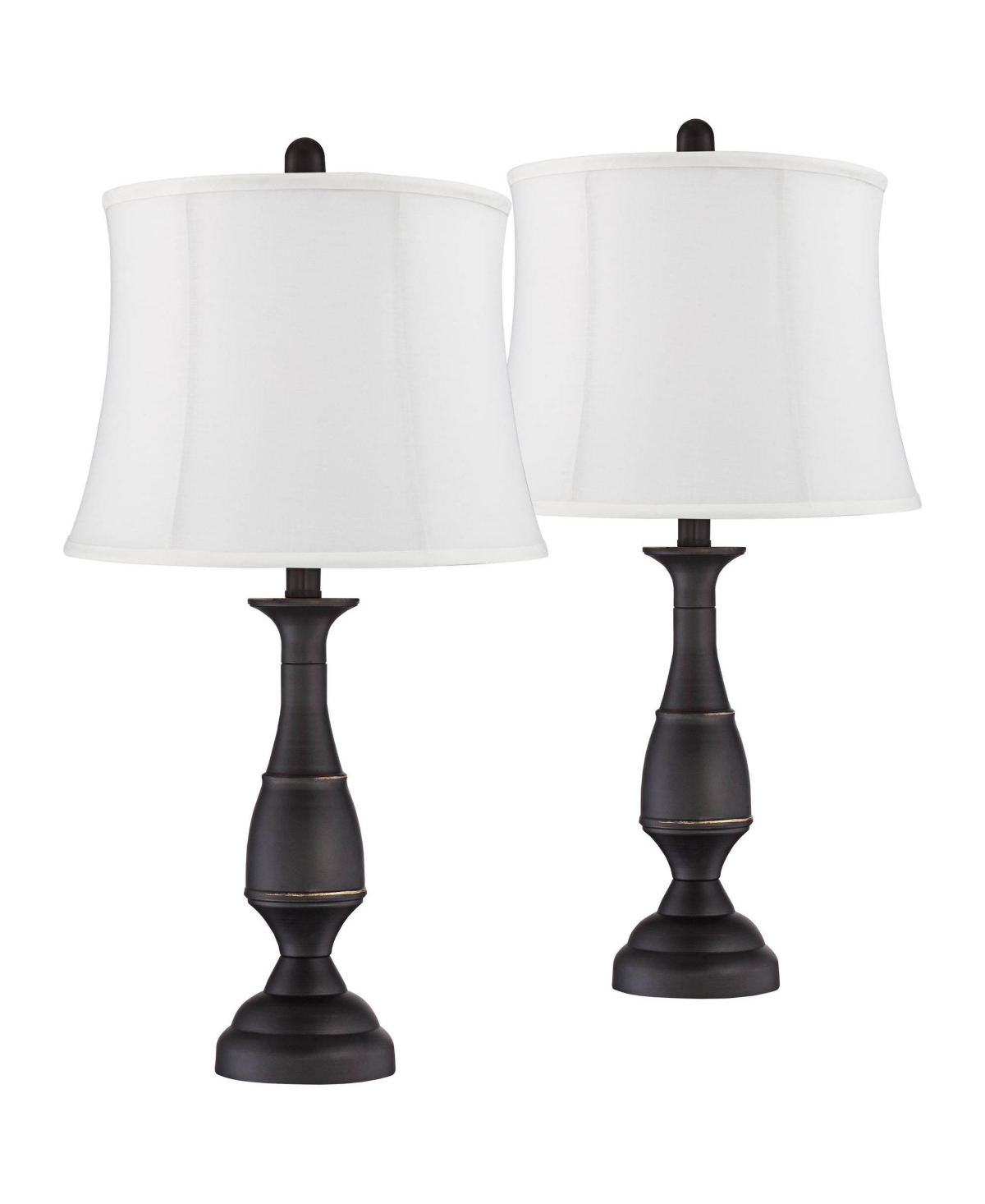 Click here for Regency Hill Ben Rustic Farmhouse Table Lamps 25&#... prices