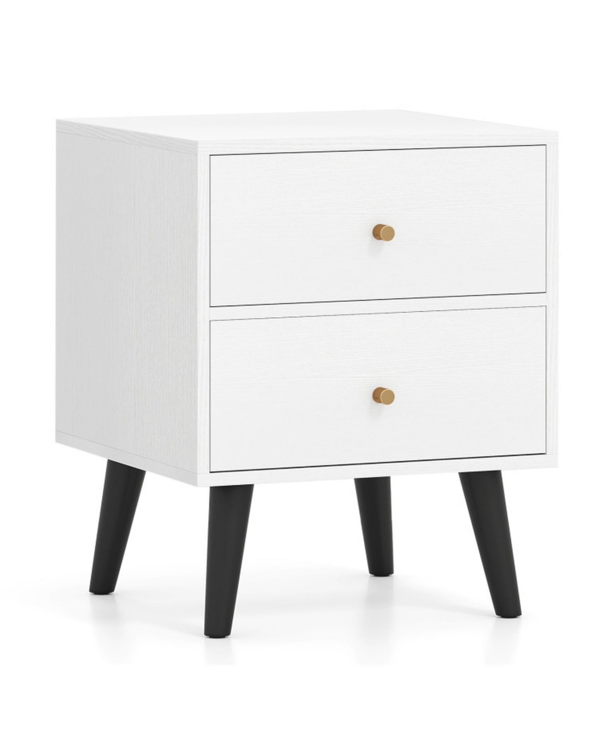 Click here for Gouun Mid-Century Modern 2-Drawer Nightstand with... prices