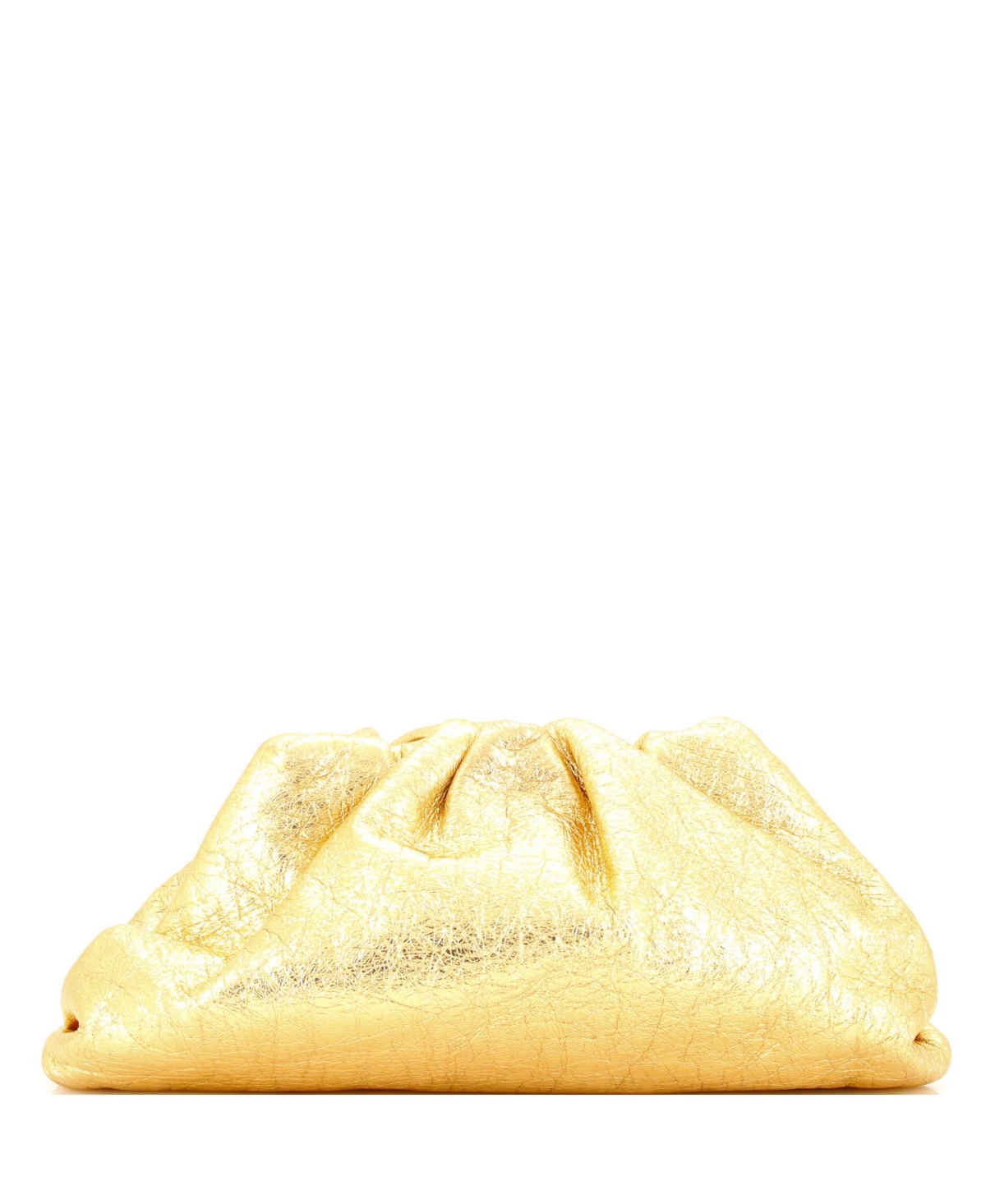 Click here for Pre-Owned Bottega Veneta The Pouch Crinkled Metall... prices