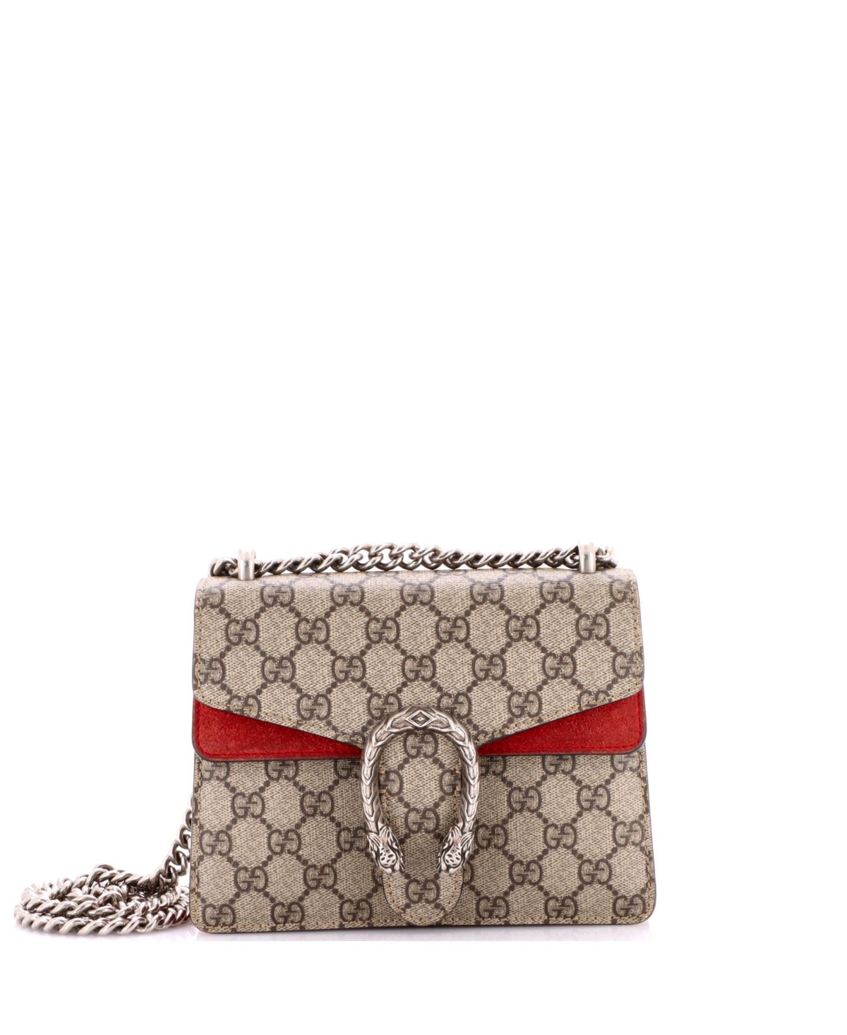 Click here for Pre-Owned Gucci Mini Dionysus Bag Gg Coated Canvas... prices