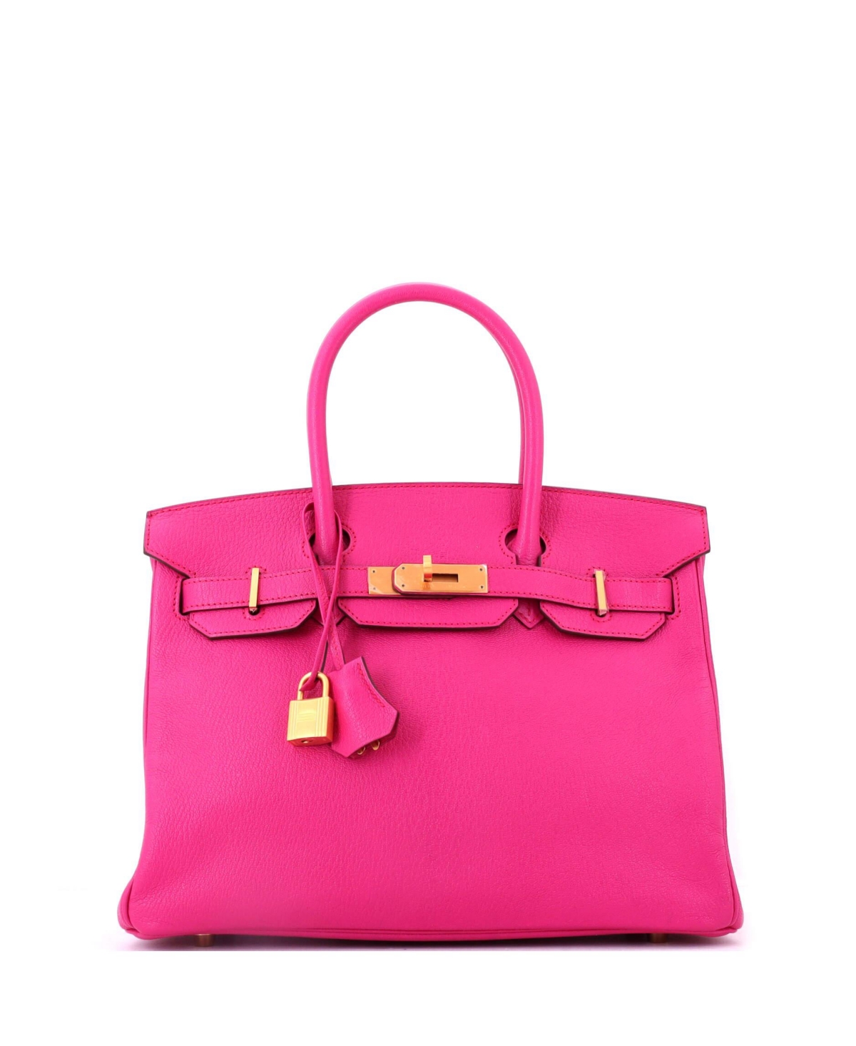 Click here for Pre-Owned HERMES Birkin 30 Handbag Pink Chevre Mys... prices