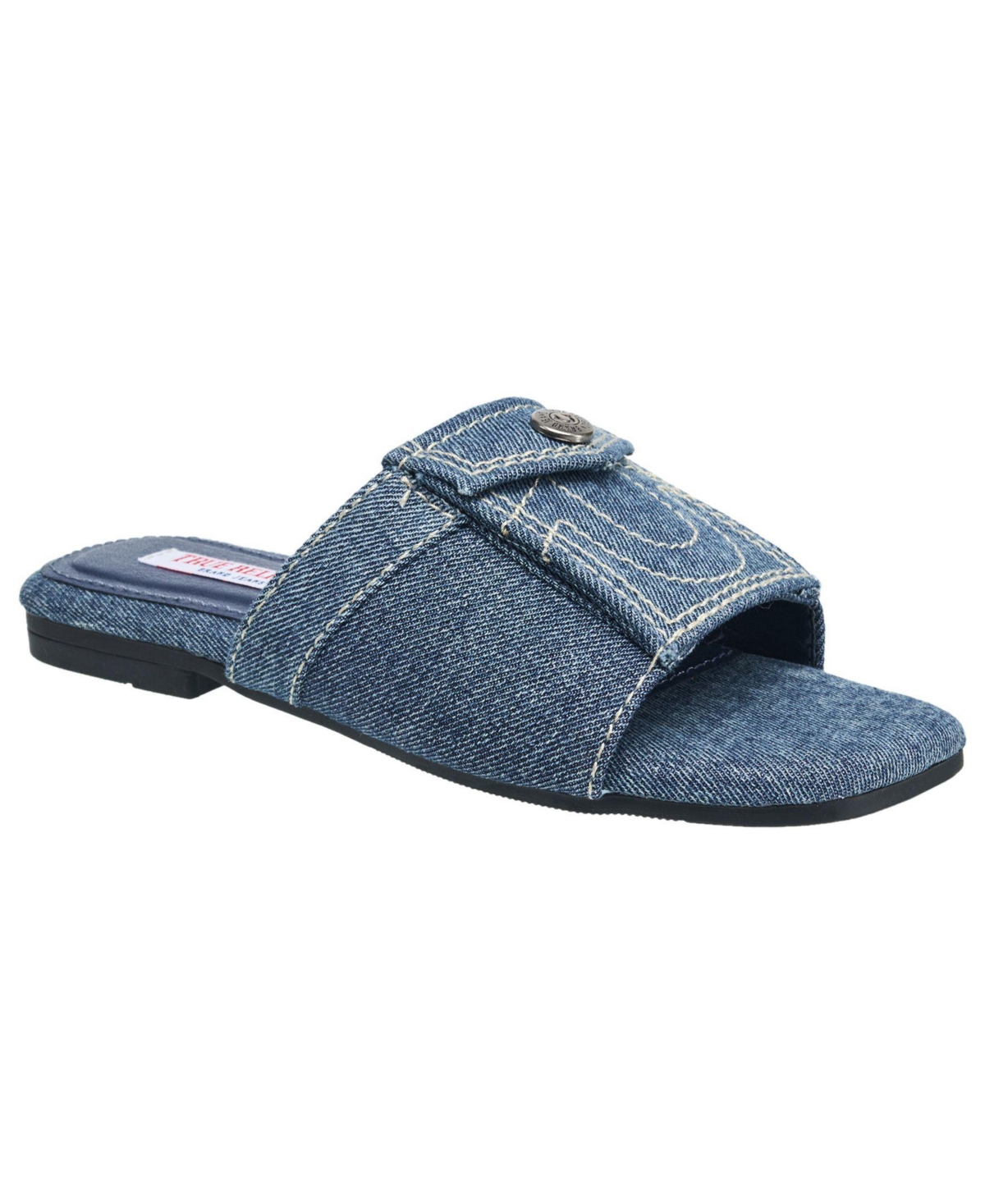 Click here for True Religion Womens Jean Pocket Sandal - Denim prices