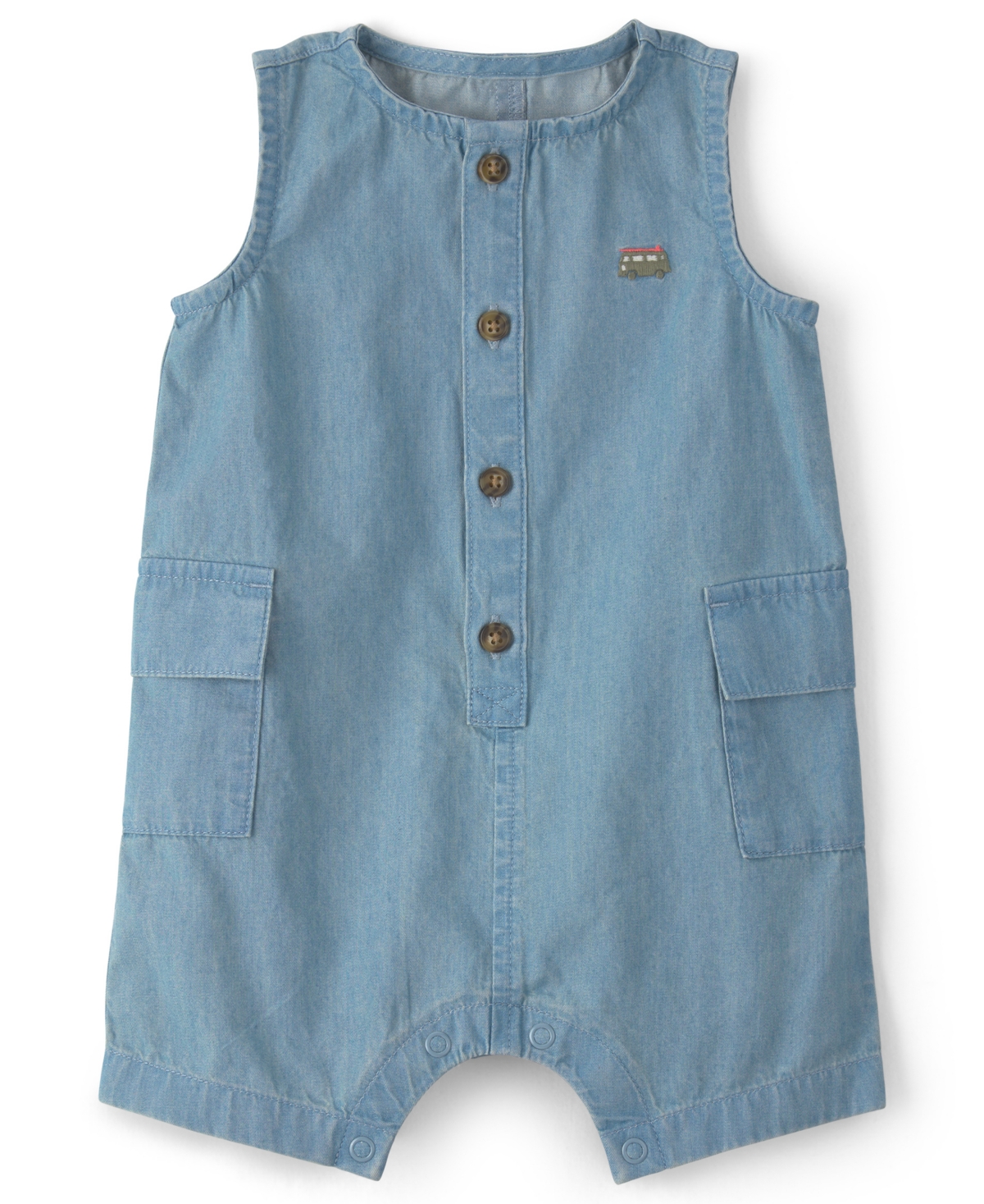 Click here for Carters Baby Boys Beach Cruiser Chambray Sleeveles... prices