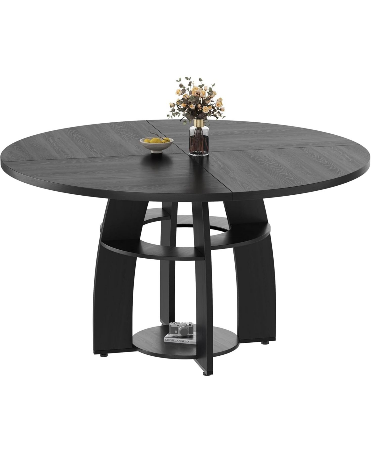 Click here for gaomon 47" Modern Farmhouse Round Dining Tabl... prices