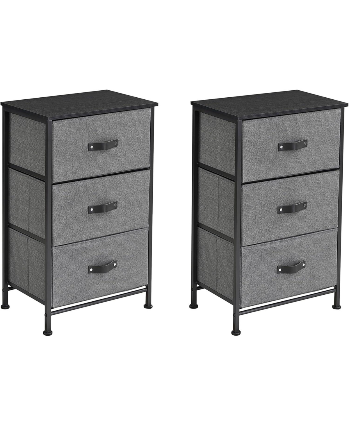 Click here for gaomon Nightstand Set of 2 2 Drawer Dresser for Be... prices