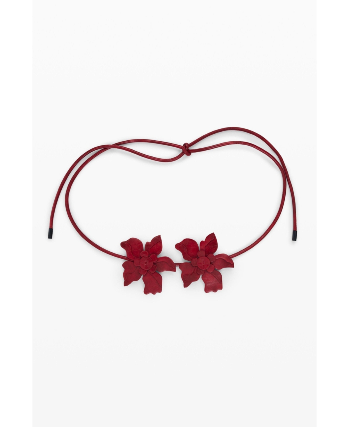 Click here for Desigual Womens Floral belt leather-effect - Red prices