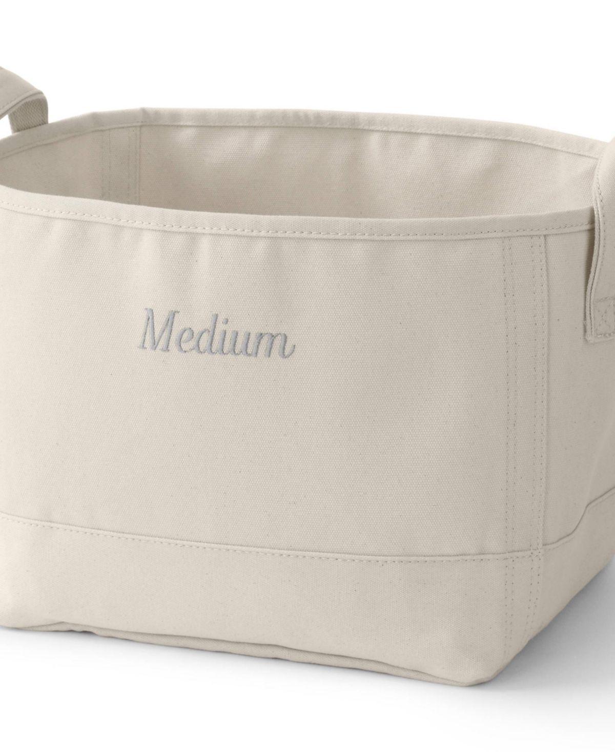 Click here for Lands End Medium Canvas Storage Tote - Natural/nat... prices