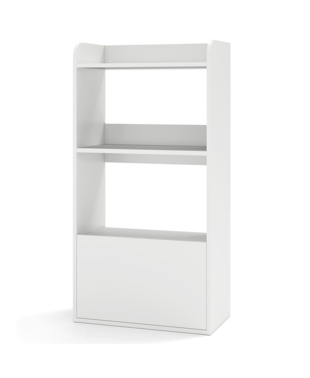 Click here for Gouun 3-Tier Freestanding Bookshelf with Drawer -... prices