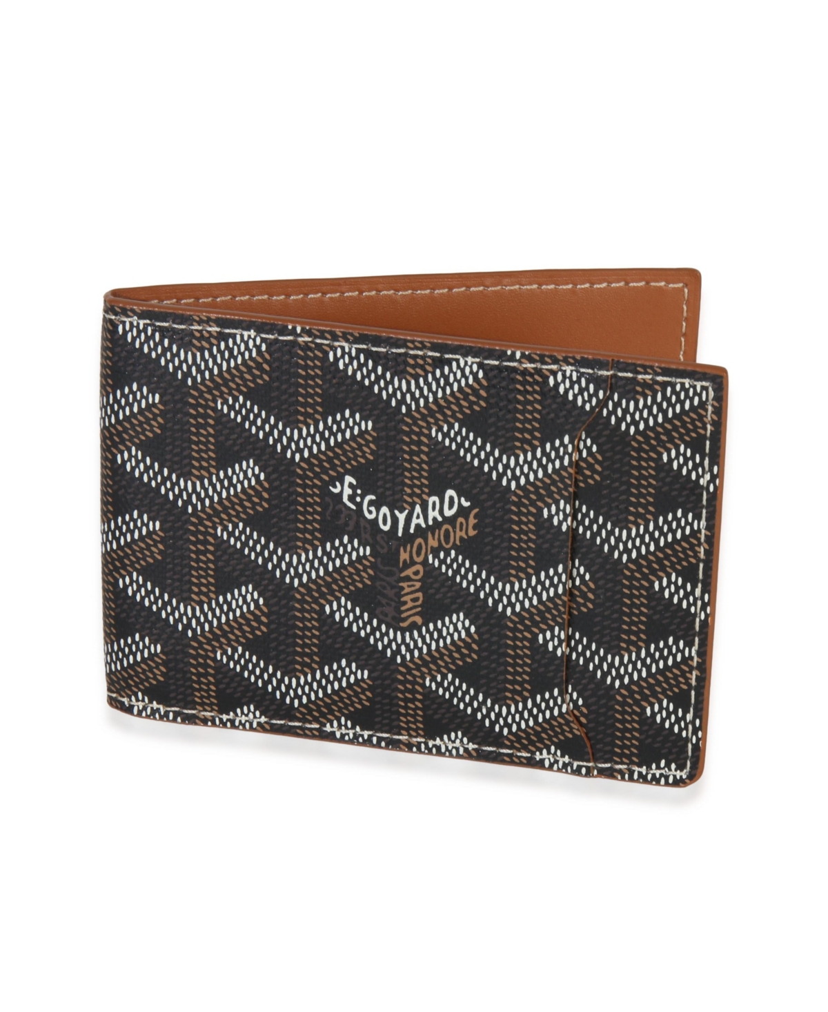 Click here for Pre-Owned Goyard Black Goyardine Canvas Victoire W... prices