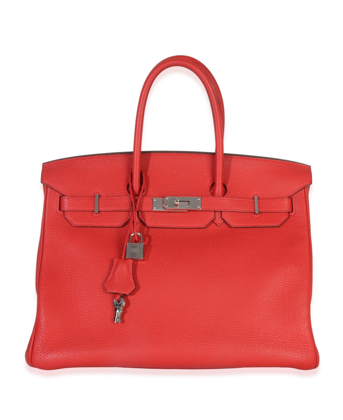 Click here for Pre-Owned HERMES Rouge Casaque Togo Birkin 35 Phw... prices
