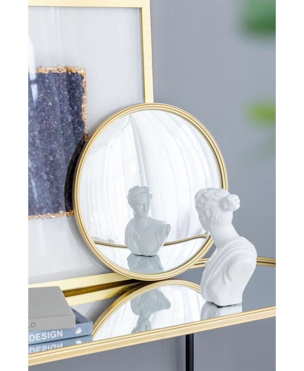 Click here for Busdays D15" Gold Round Mirror  Circle Mirror... prices
