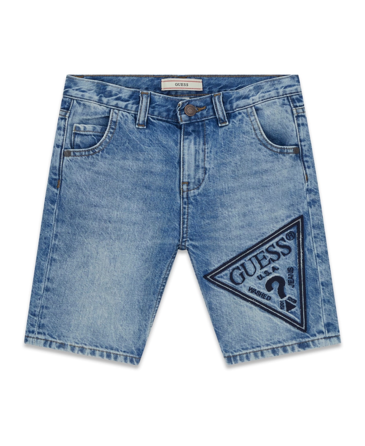 Click here for Guess Boys 8-16 Denim Shorts - Blue prices
