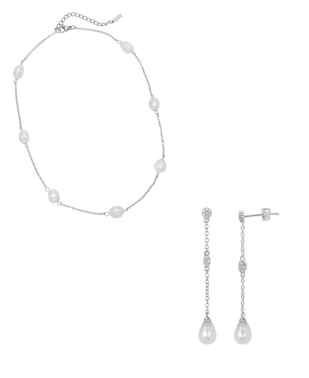 Click here for Adornia Freshwater Pearl Gold 2-Piece Station Set... prices