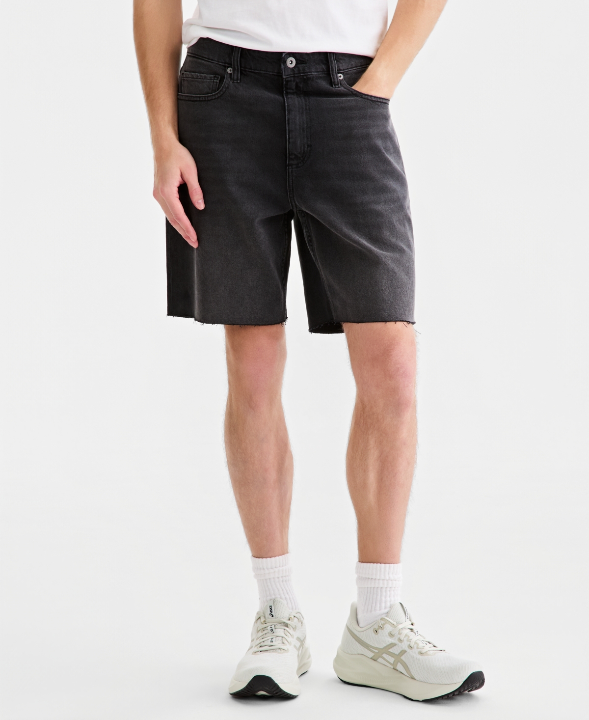 Click here for Sun + Stone Mens Bennett Relaxed-Fit Denim Shorts... prices