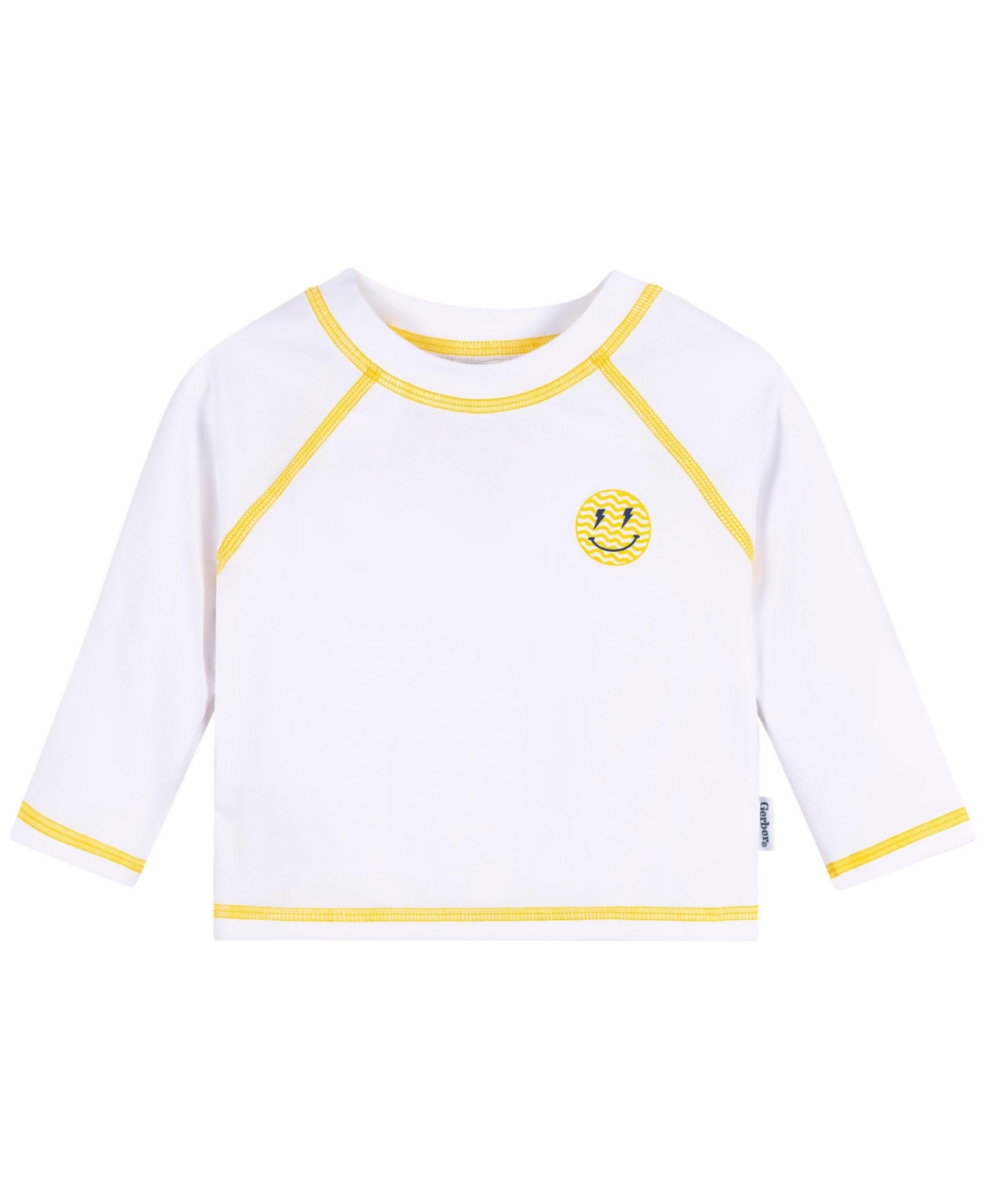 Click here for Gerber Baby Neutral Rashguard Top  White - White/y... prices