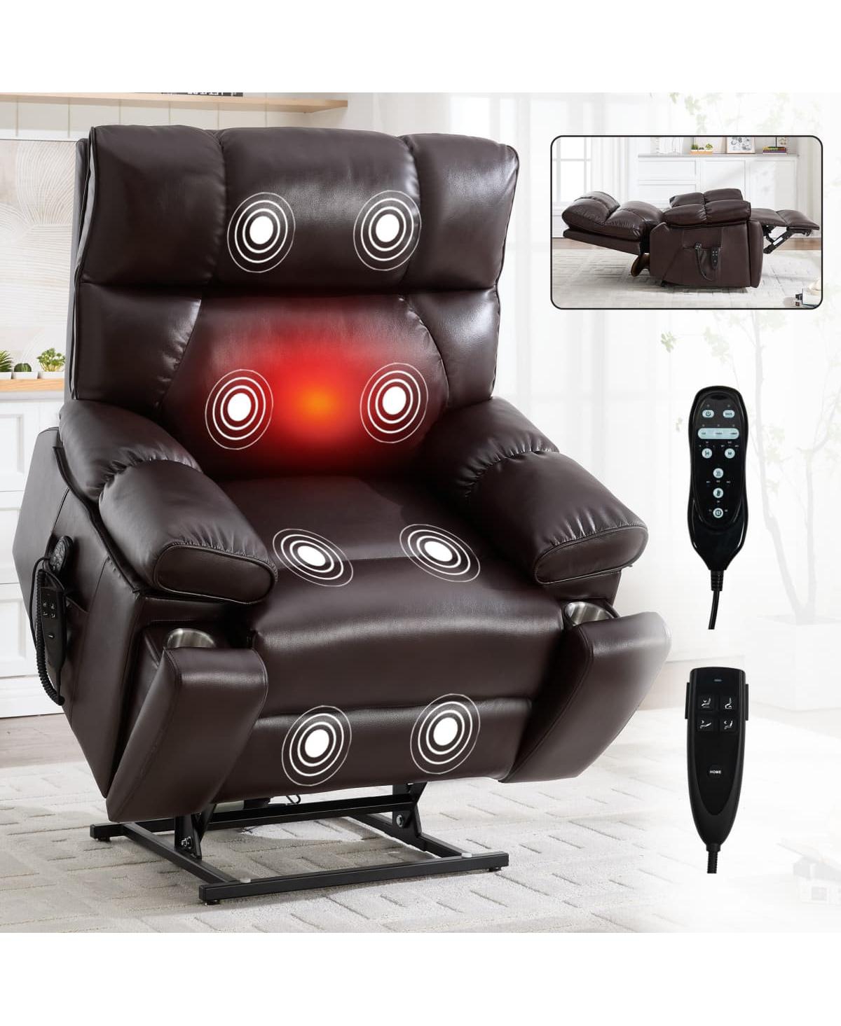 Click here for Maison Boucle Oversized Power Lift Recliner Chair... prices
