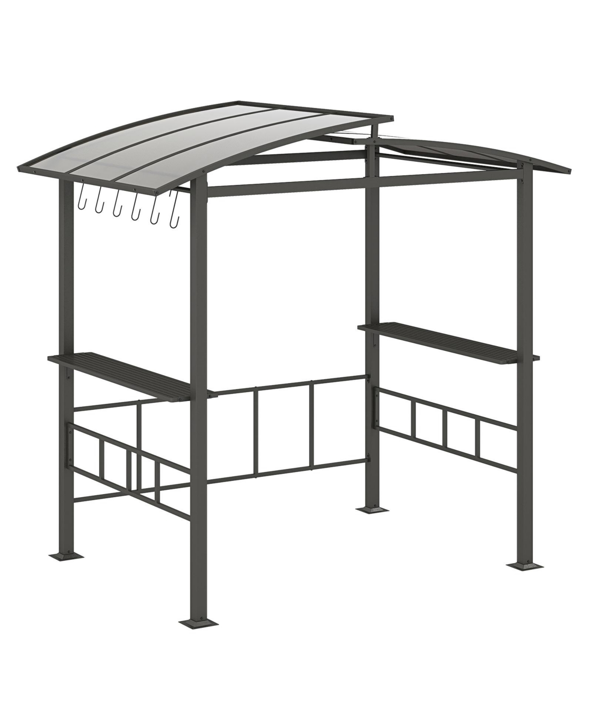 Click here for Sugift Hardtop Grill Gazebo with Vented Polycarbon... prices