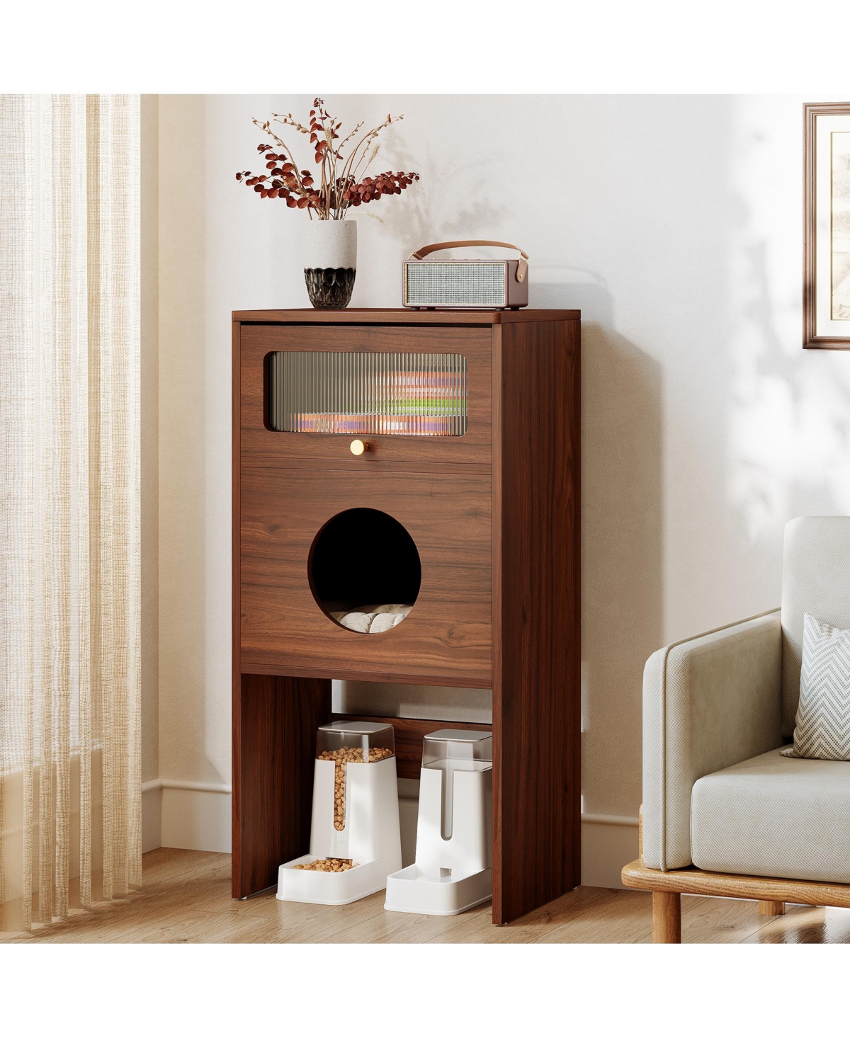 Click here for Tribesigns Hidden Cat Litter Box Enclosure with St... prices