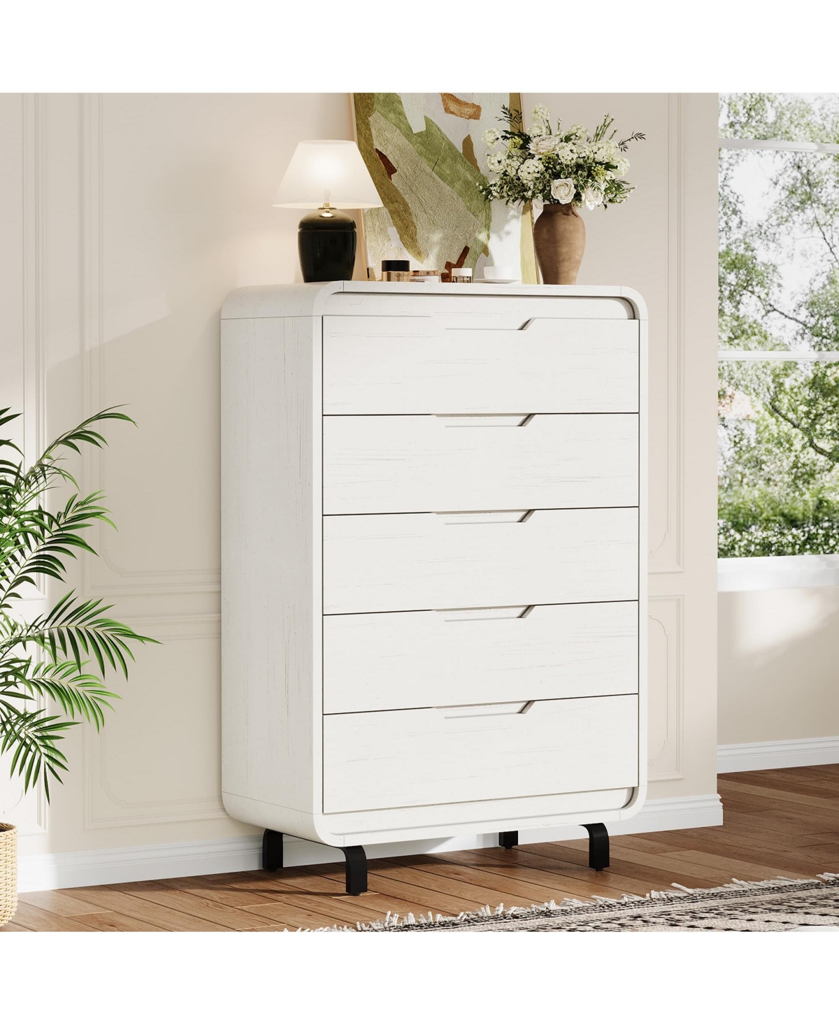 Click here for gaomon 5 Drawers Dresser for Bedroom and Nursery... prices