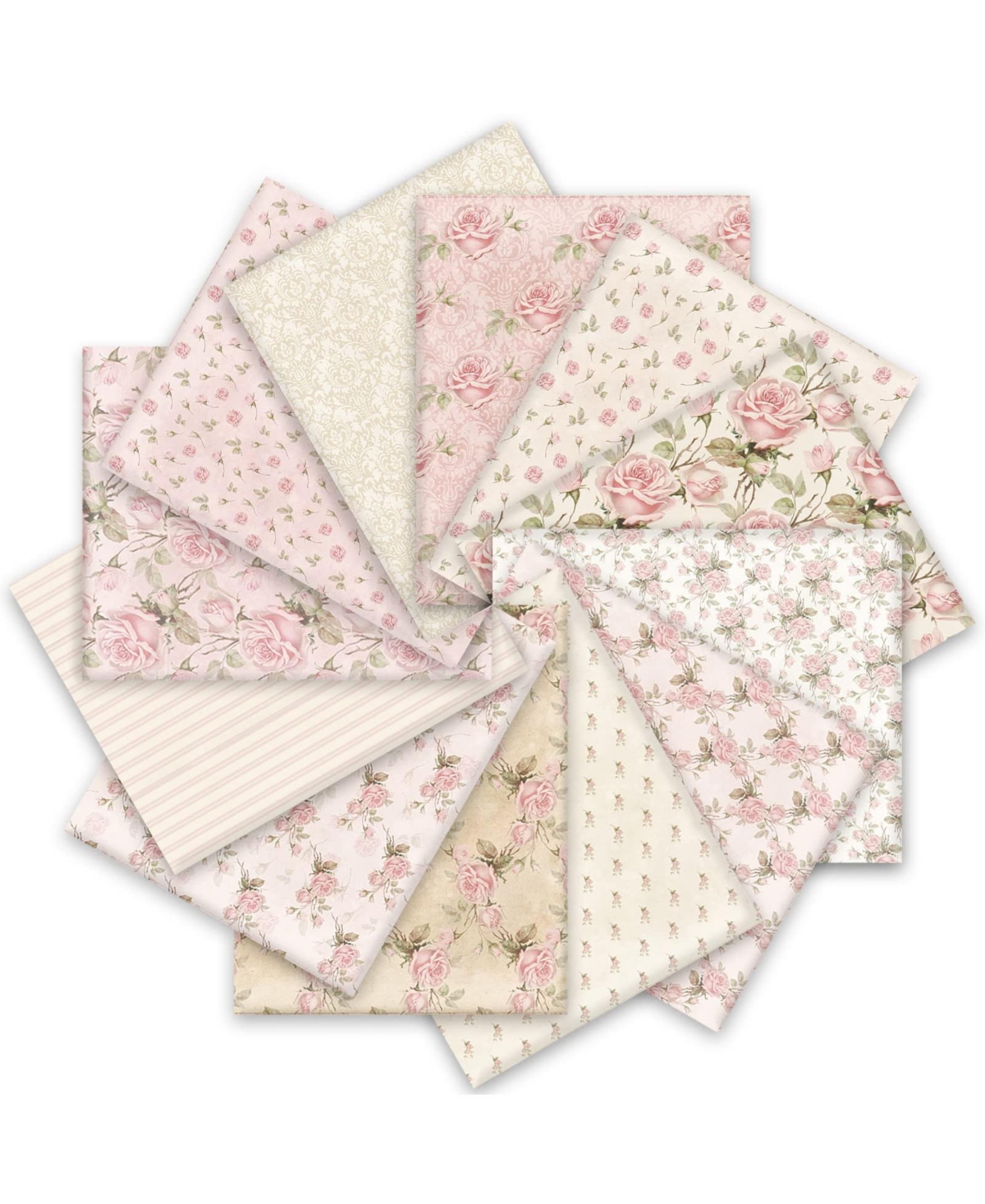 Click here for Gnuadz 12pcs 18 x 22 Spring Cotton Fat Quarters Re... prices