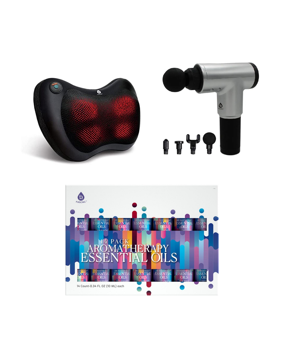 Click here for Pursonic Ultimate Wellness Bundle: 14 Essential Oi... prices