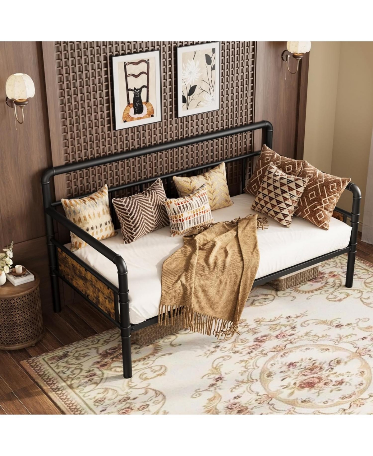 Click here for gaomon Metal Daybed Frame  Heavy Duty Metal Twin B... prices
