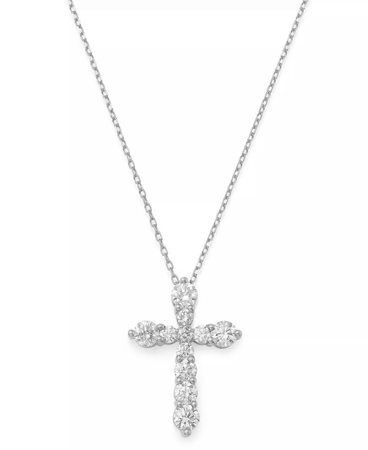 Click here for Diamond Cross 16-18 Pendant Necklace (1/2 ct. t.w.... prices