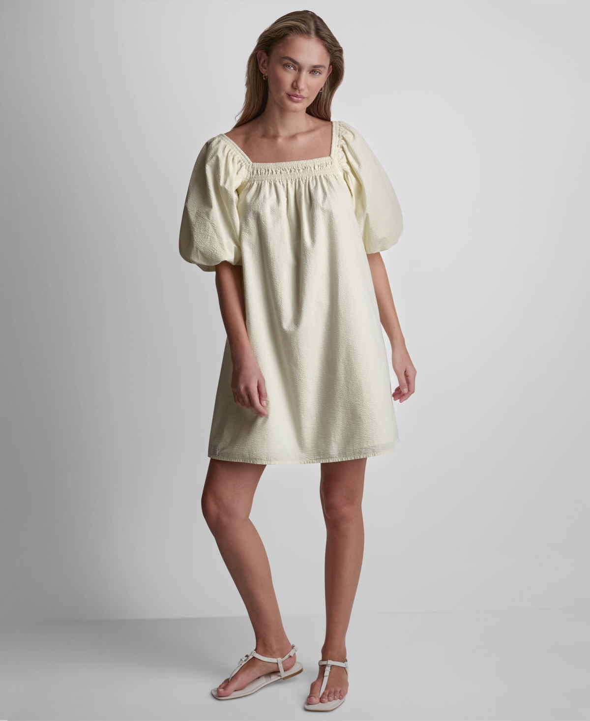 Click here for Dkny Jeans Womens Square Neck Mini Dress - Pastel... prices